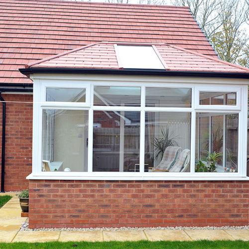 Conservatory - Solid Roof - French Doors - Windows - Keyworth - Acorn ...