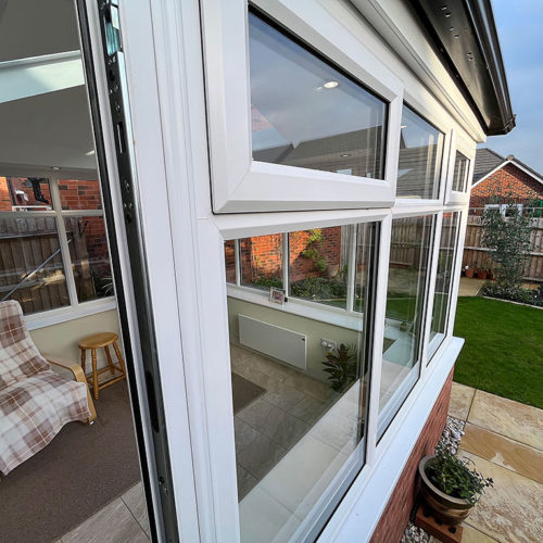 Conservatory - Solid Roof - French Doors - Windows - Keyworth - Acorn ...