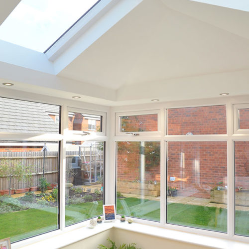 Conservatory - Solid Roof - French Doors - Windows - Keyworth - Acorn ...