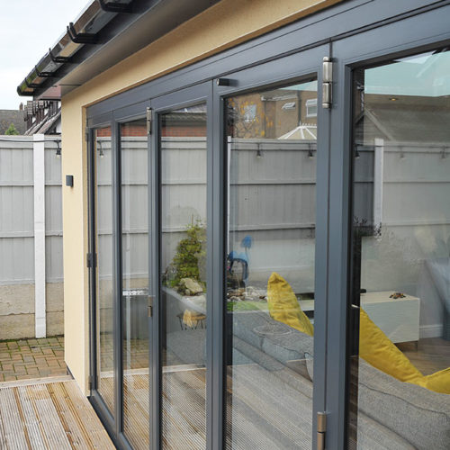 Home extension with bi-fold and lantern (atrium) roof - Acorn Windows