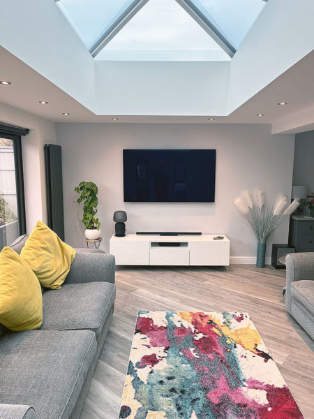 Home extension with bi-fold and lantern (atrium) roof - Acorn Windows