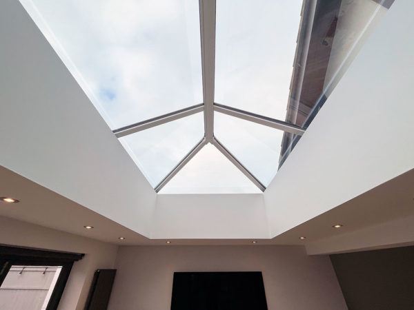 Home extension with bi-fold and lantern (atrium) roof - Acorn Windows