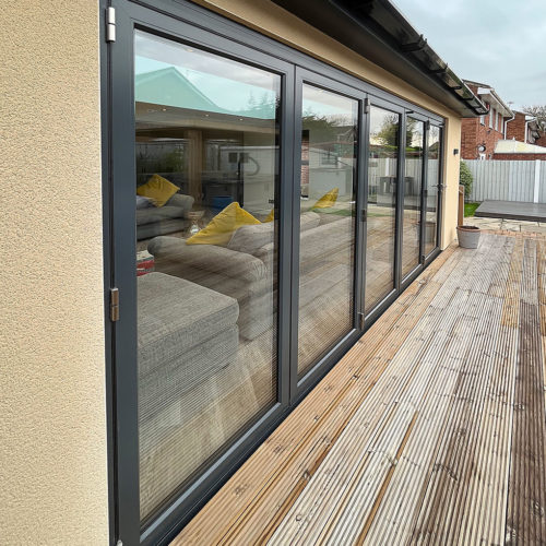 Home extension with bi-fold and lantern (atrium) roof - Acorn Windows